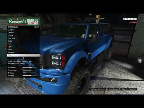 GTA 5 harika kamyon modifiye ps4