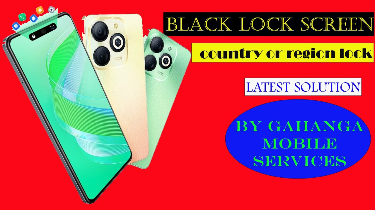 How to remove black lock screen,remove country or region lock latest ...