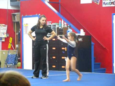 Level 2 Floor Routine USAG age 5 - YouTube