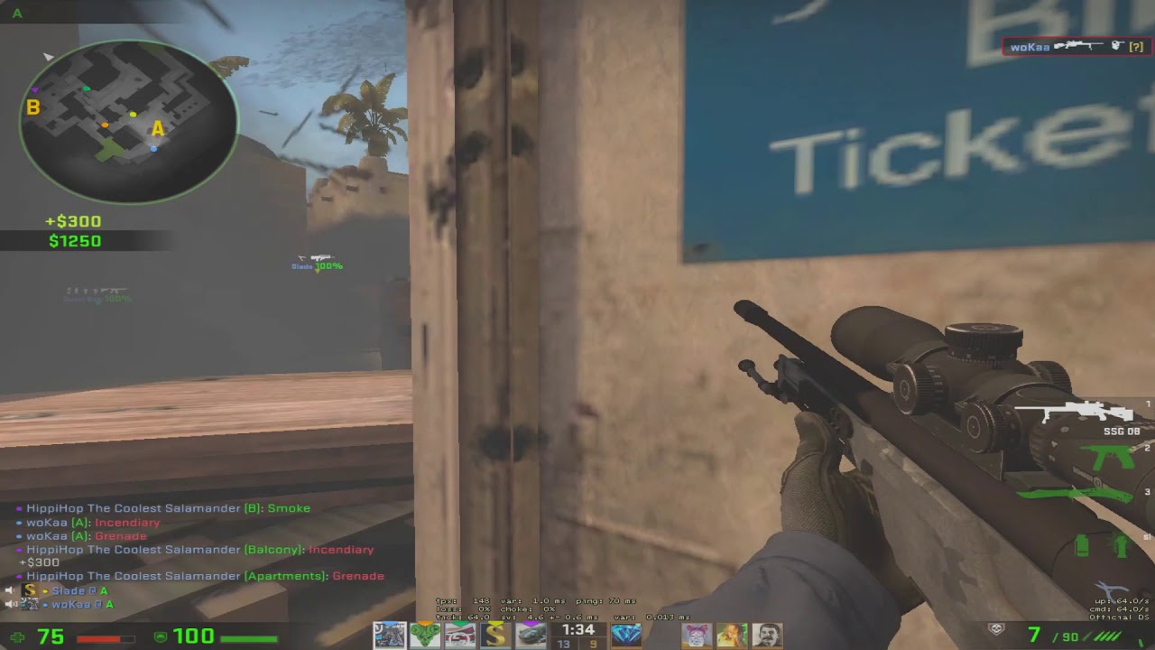 CSGO: Weird Scout round - YouTube