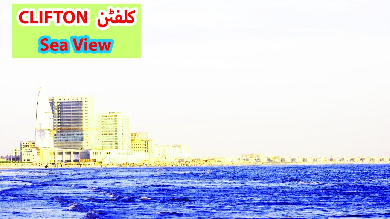 Karachi Clifton Sea View visit during smart lock down - YouTube