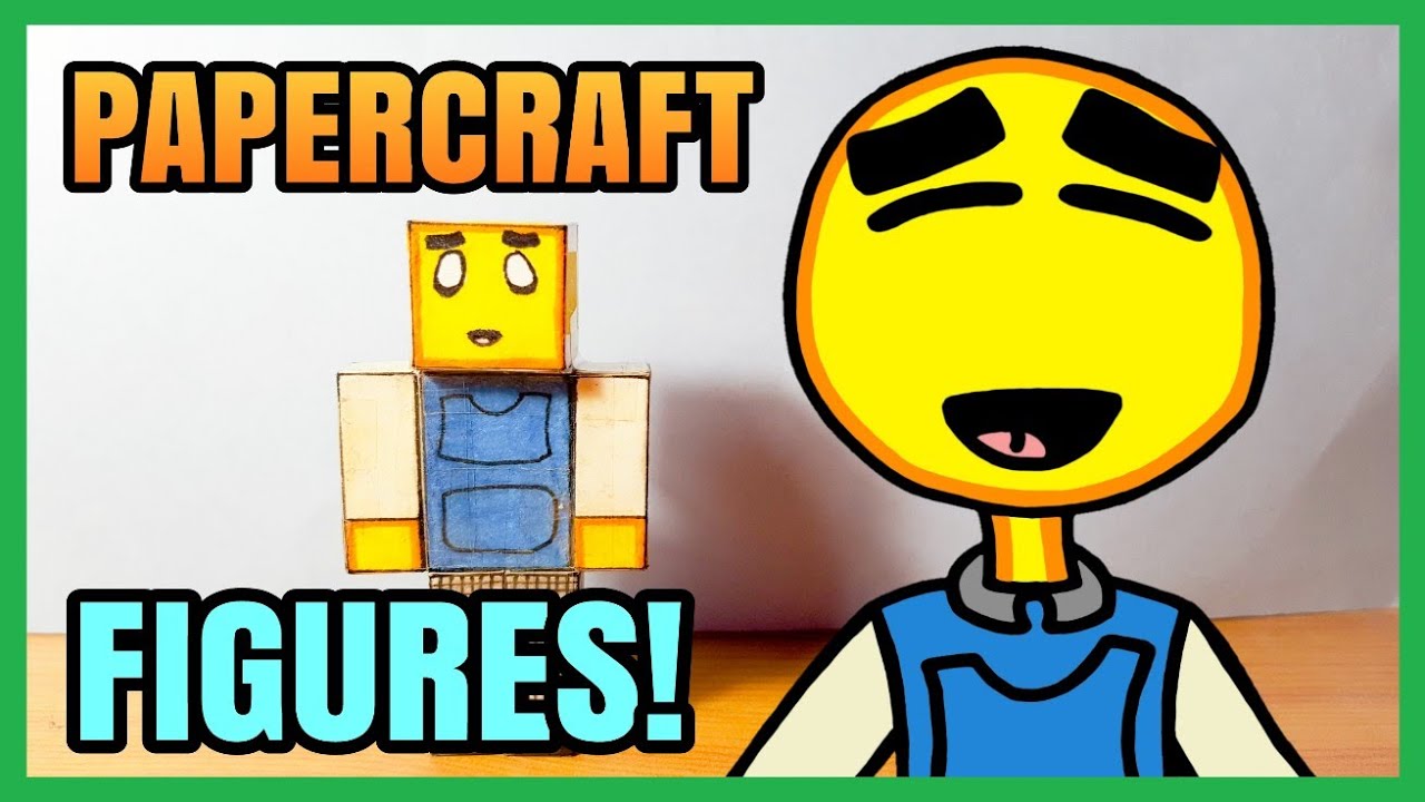 New Homemade Papercraft Figures! - YouTube