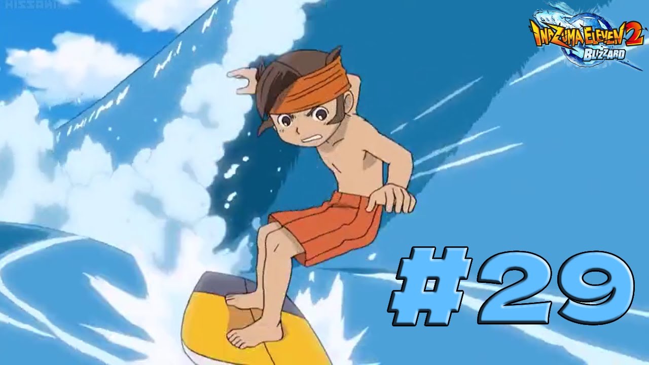 TRAINING AT THE BEACH | Inazuma Eleven 2 Blizzard #29 - YouTube