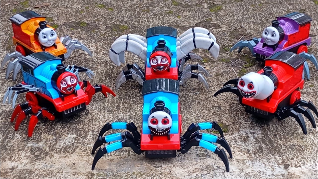 Mencari mainan kereta api thomas hantu laba-laba,thomas leher panjang ...