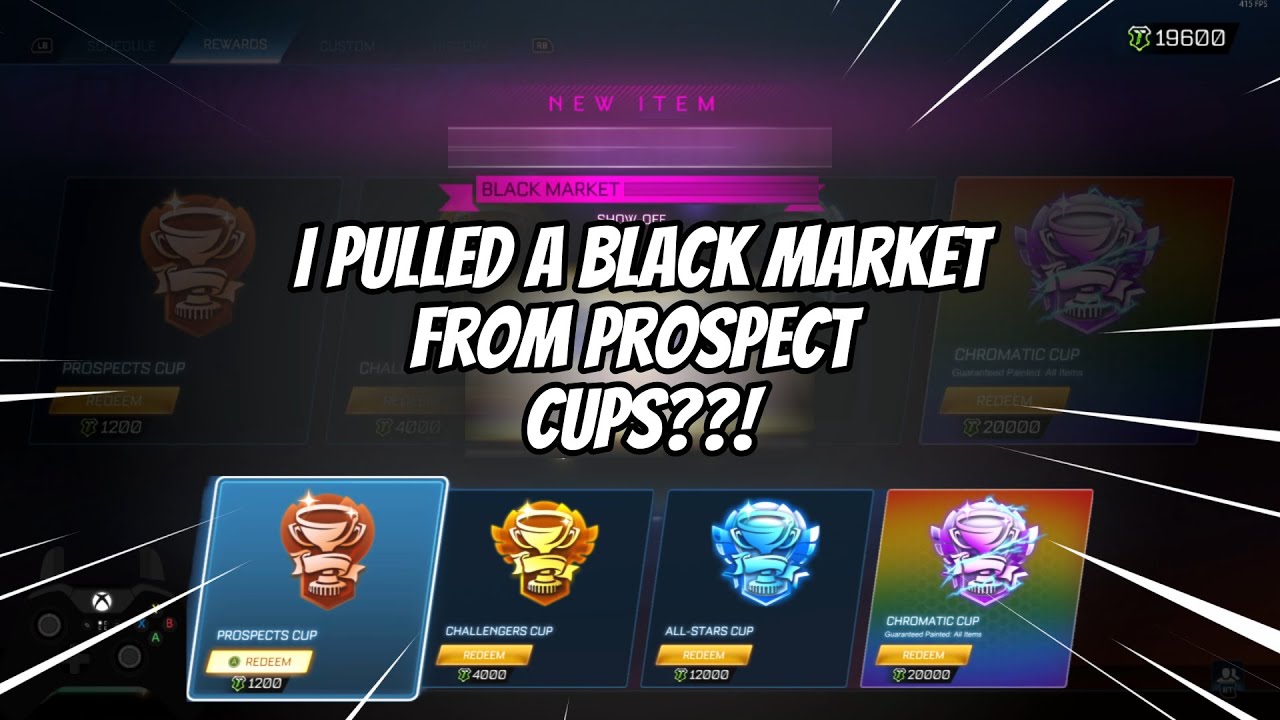 I PULLED A BLACK MARKET FROM A PROSPECT CUP?! | ROCKET LEAGUE CRATE ...