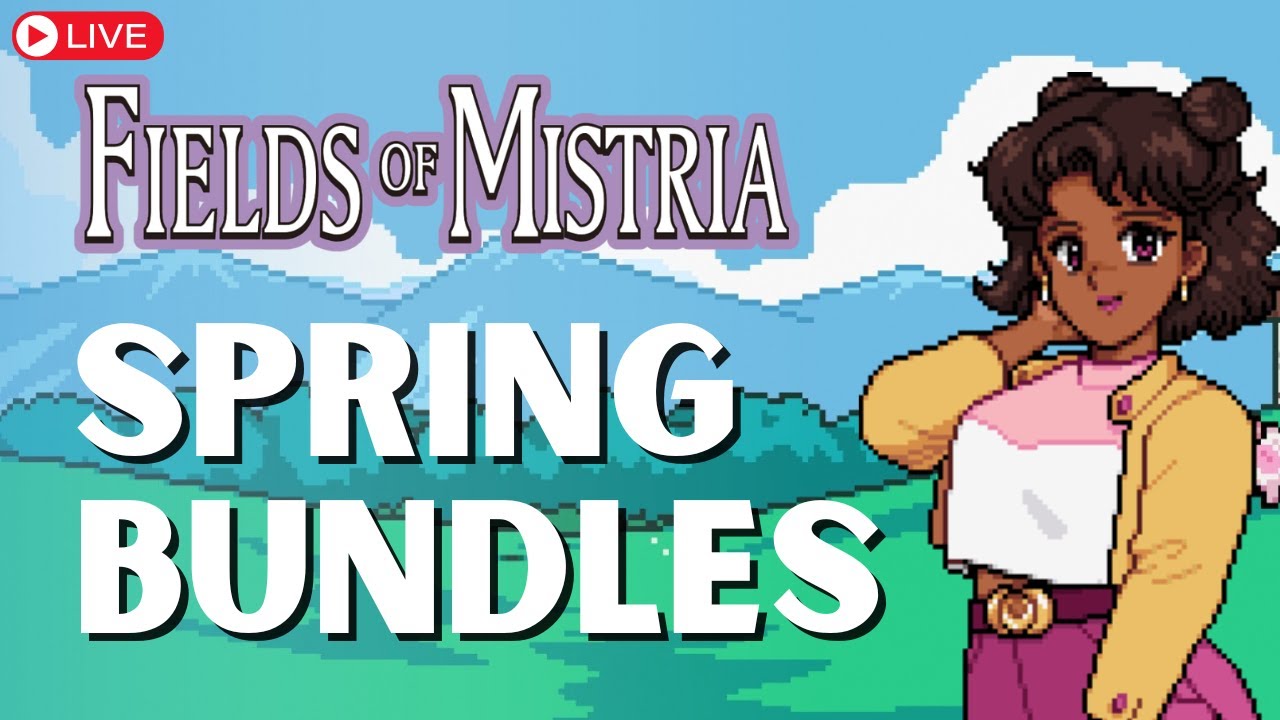 Fields of Mistria || Working on the Spring Bundles - YouTube