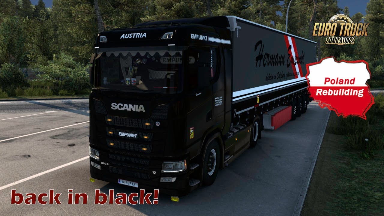 ETS2 1.46 | Cooles Interior von Skimo! Back in black! | AUF TOUR 317 ...