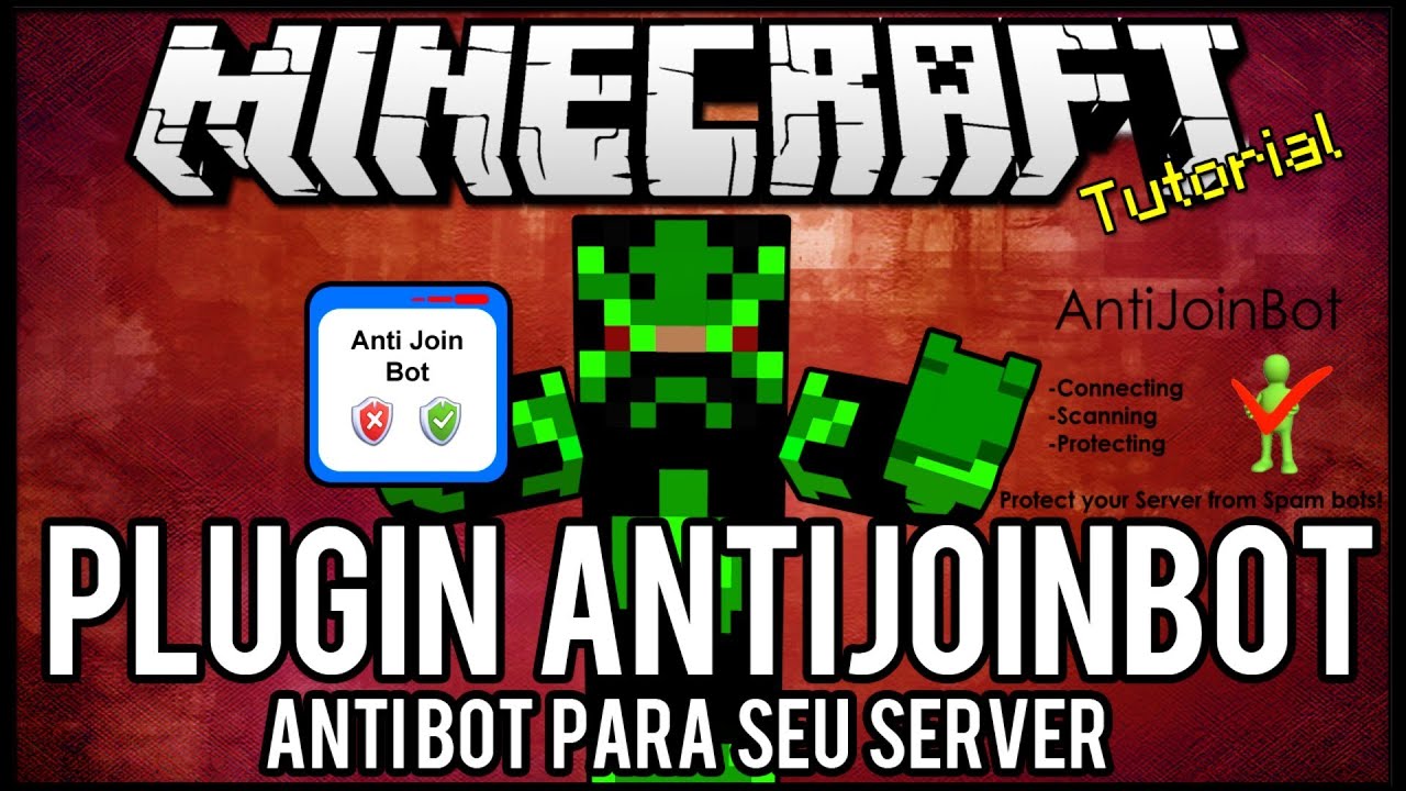 [Tutorial]AntiJoinBot - Anti Bot para seu Server Minecraft - YouTube