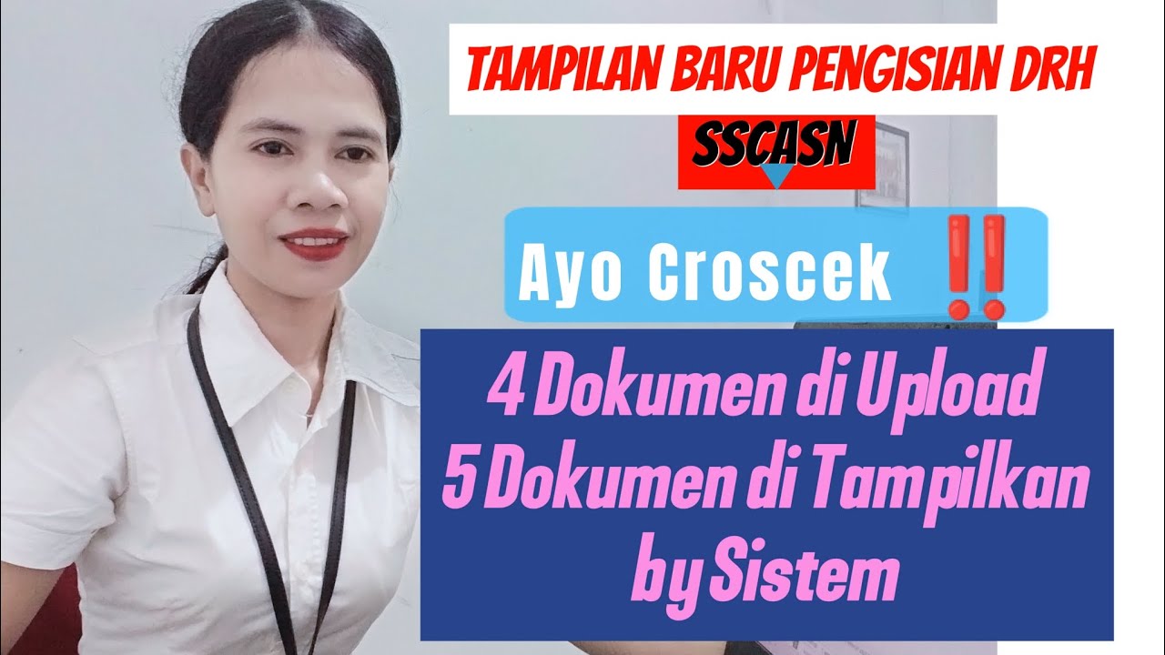 Update Tampilan Pengisian DRH | Dokumen yang di upload - YouTube