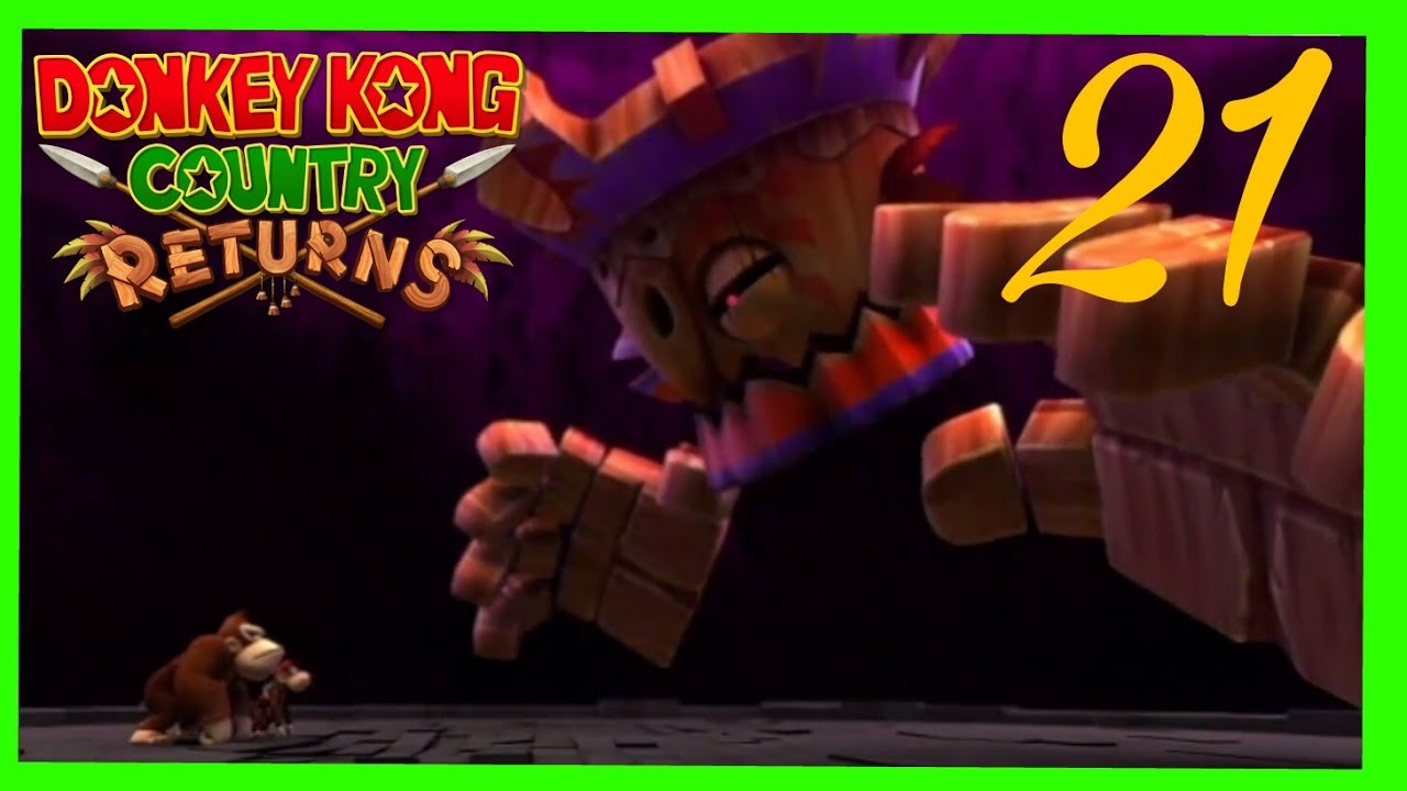 Let's Play Donkey Kong Country Returns Part 21: Finaler Tiki-Terror ...