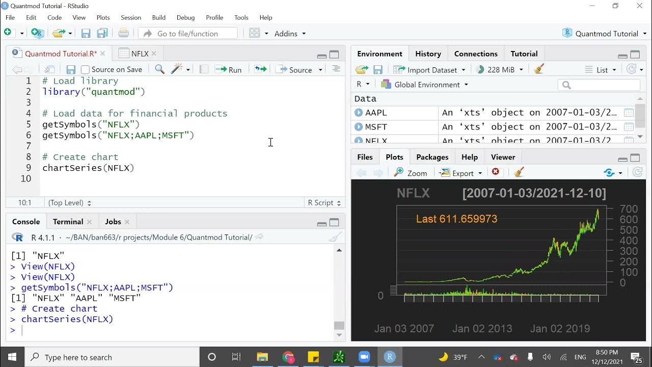 Quantmod Tutorial - YouTube