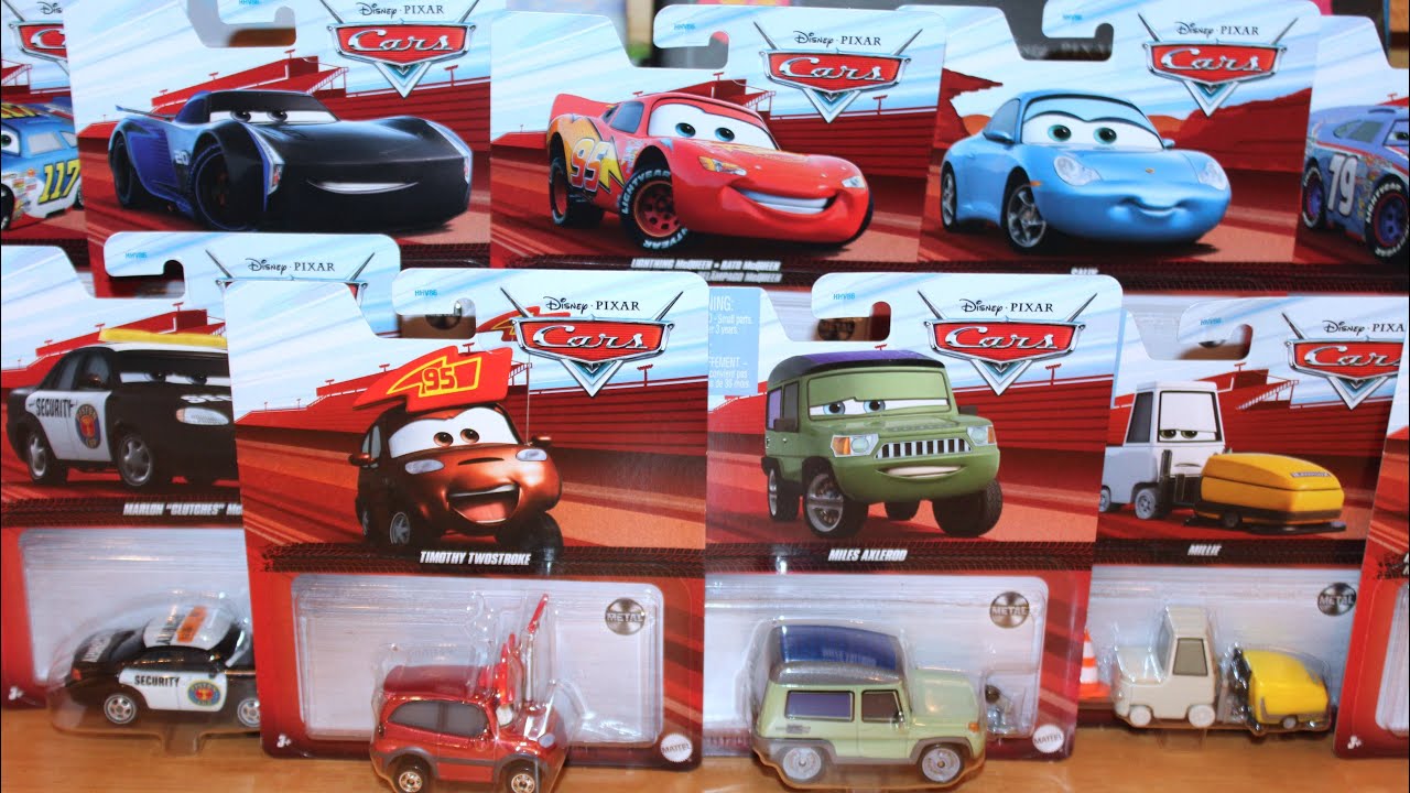 Mattel Disney Cars 2022 Case B Miles Axlerod Timothy Twostroke Millie ...