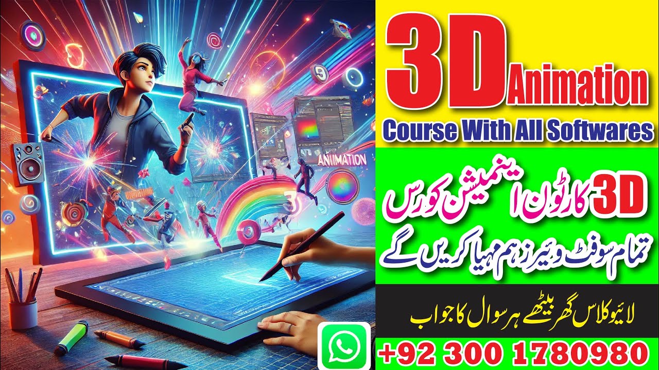 Full 3D Cartoon Animation Course With All Software's - YouTube