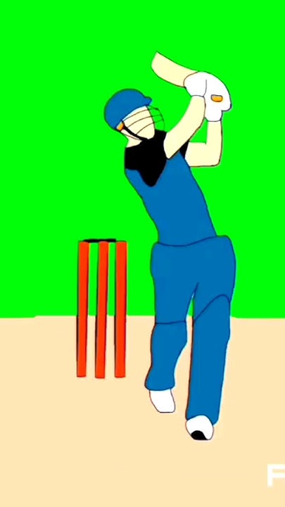 2d cricket animation #2danimation #shorts #shortsfeed - YouTube