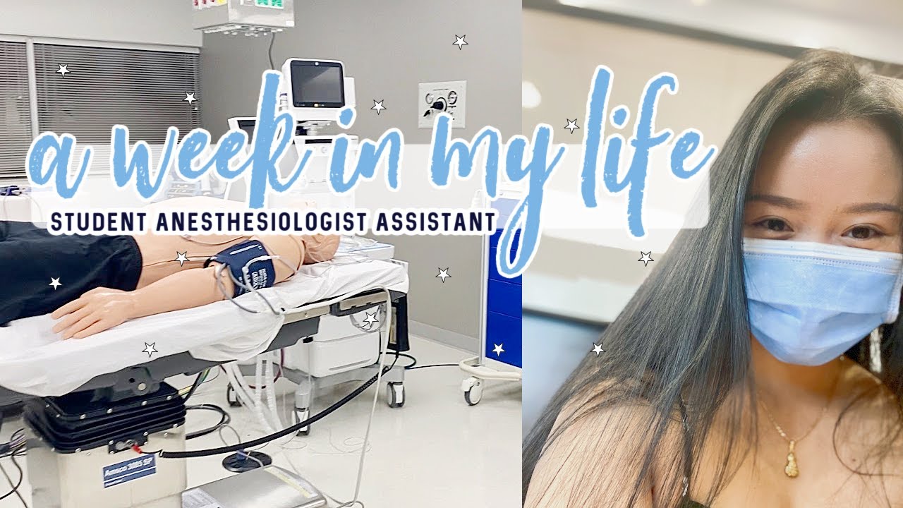 Student Anesthesiologist Assistant | A Realistic Week in My Life - YouTube