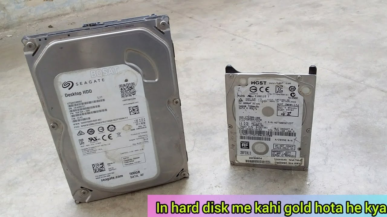 hard disk me gold hota he kya | hard disk gold recover ic chip - YouTube