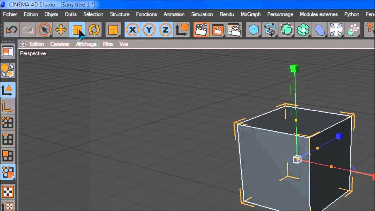 Maitriser C4D - Leçon 1 - Découvrir l'interface - YouTube