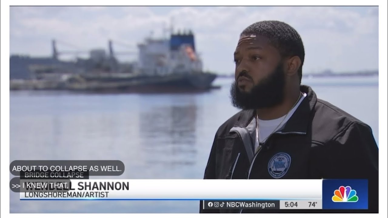 NBC Washington: Baltimore longshoreman turns to his art to make ends ...
