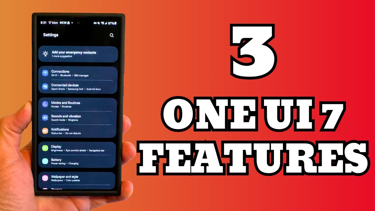 Three New One UI 7.0 Updates Confirmed for Samsung Galaxy Phones - YouTube