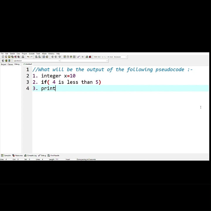 Output Of Pseudo Codepseudo Codec Programmingshortsytshort Youtube