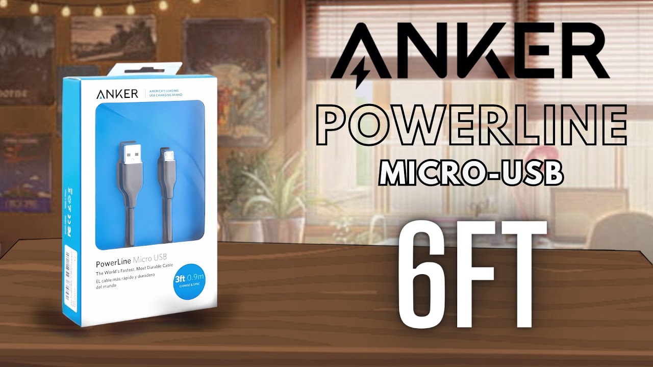 Anker POWERLINE Micro-USB 6ft | Unboxing - YouTube