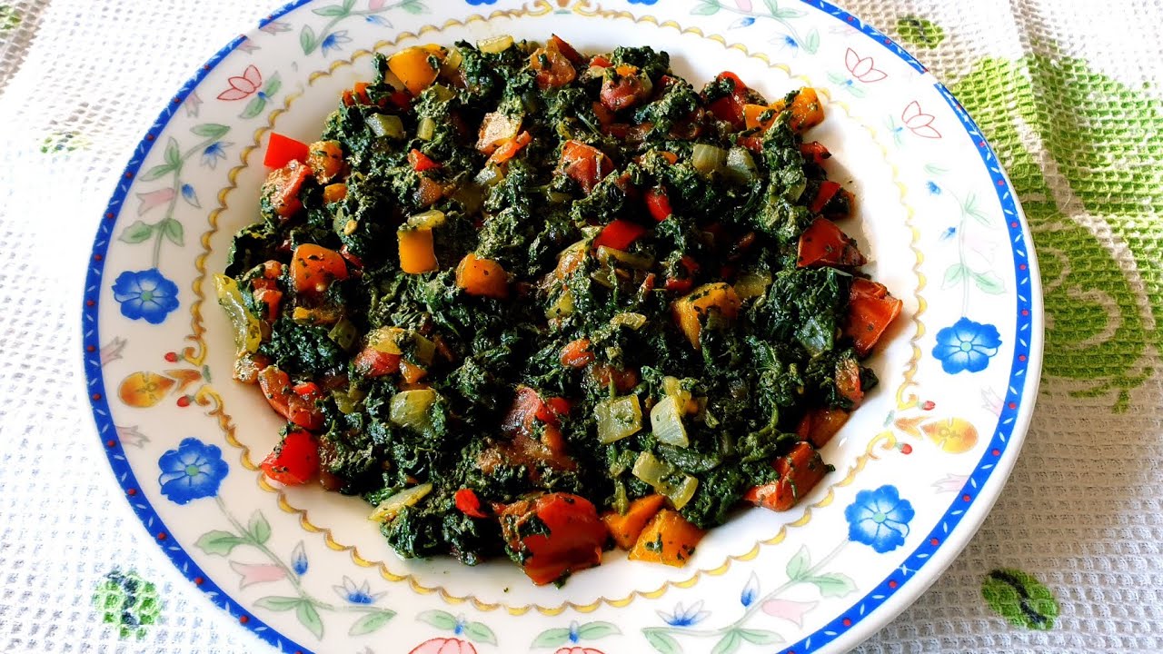 Kubika Munyemba uri fresh (How to cook cow pea leaves) - YouTube
