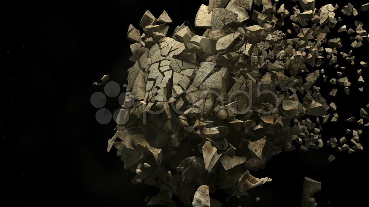 Fired Bullet - Exploding Skull In Time Warp. Stock Footage - YouTube