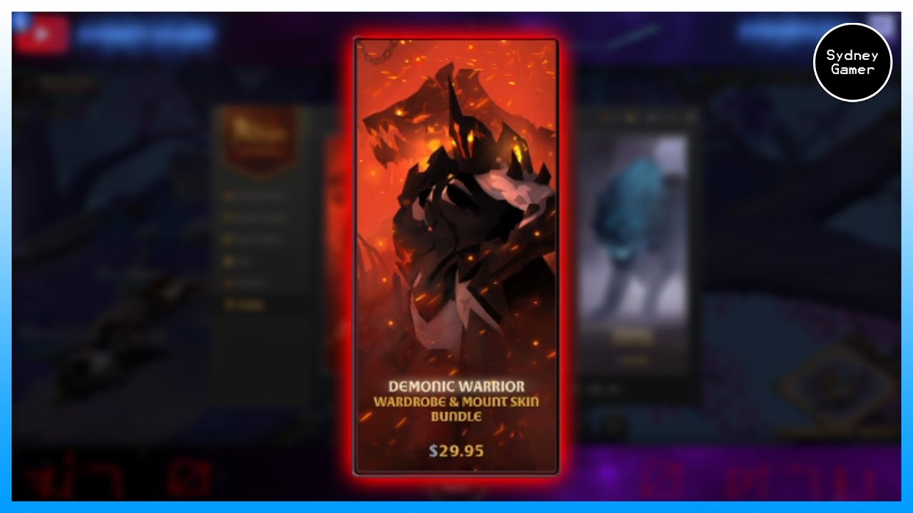 Demonic Warrior Vanity Bundle | Albion Online - YouTube