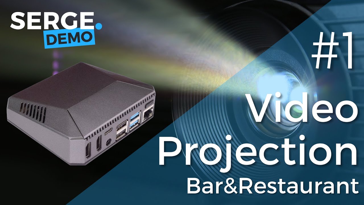 Démo Mapping Video Projection Mapping Menu Bar Restaurant - SERGE ...