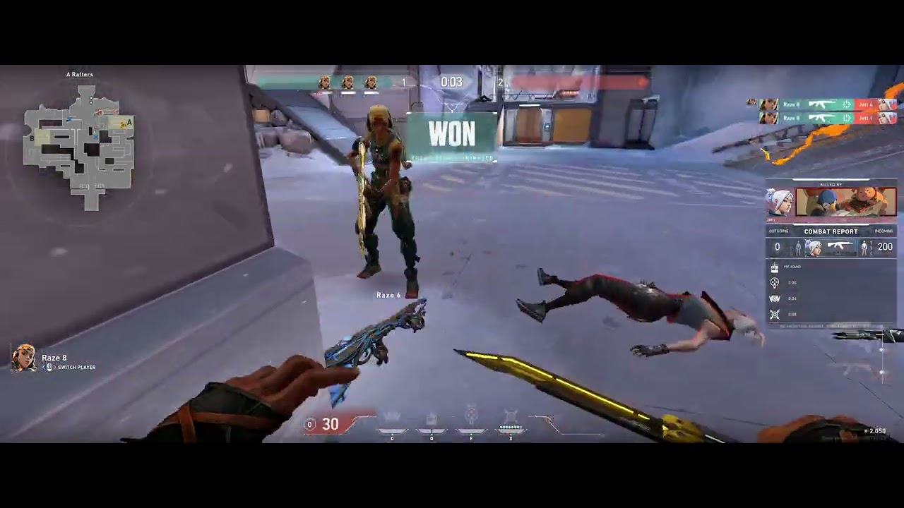 Valorant Replication Raze Icebox - YouTube