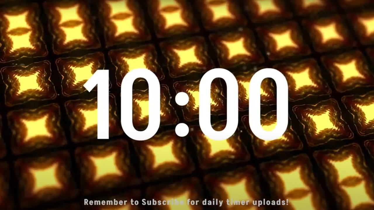 10 Minute Countdown Timer | Fractal Madness - YouTube Music