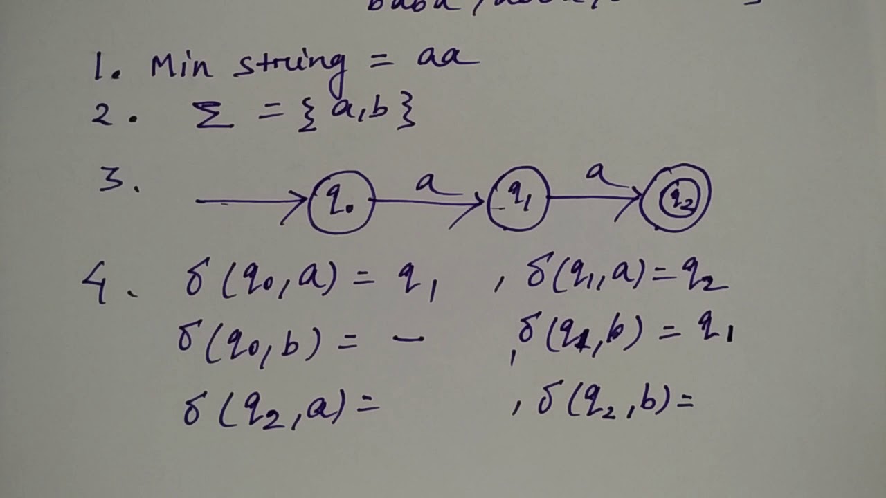 Dfa Automata Examples In Hindi L Awa Toc Niharika Panda Youtube