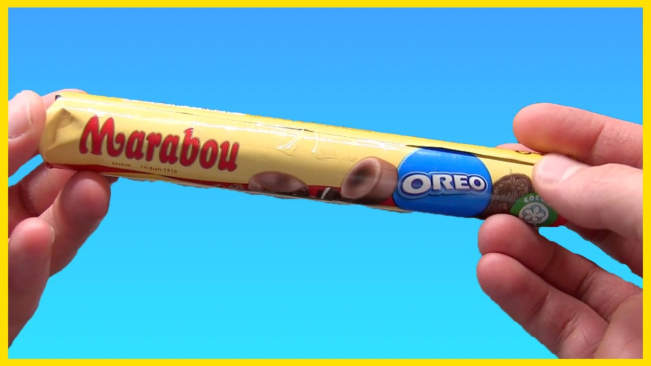 Marabou Oreo Chocolate Roll (Unboxing) - YouTube
