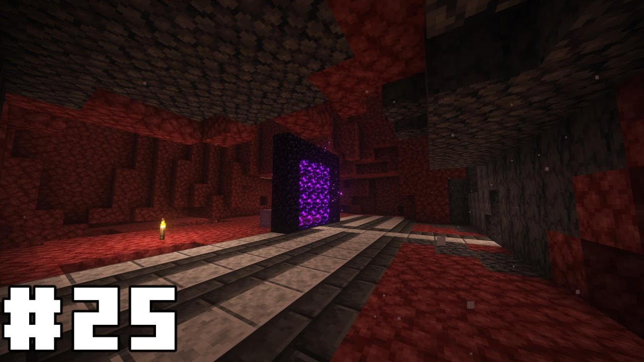 I Almost got Stuck in the Nether (#25) - YouTube