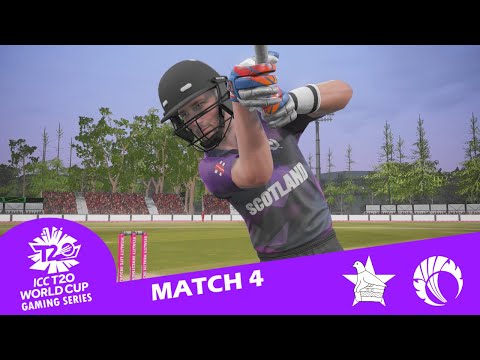 ICC T20 World Cup 2021 Gaming Series | Scotland V Zimbabwe | Group B Match 4