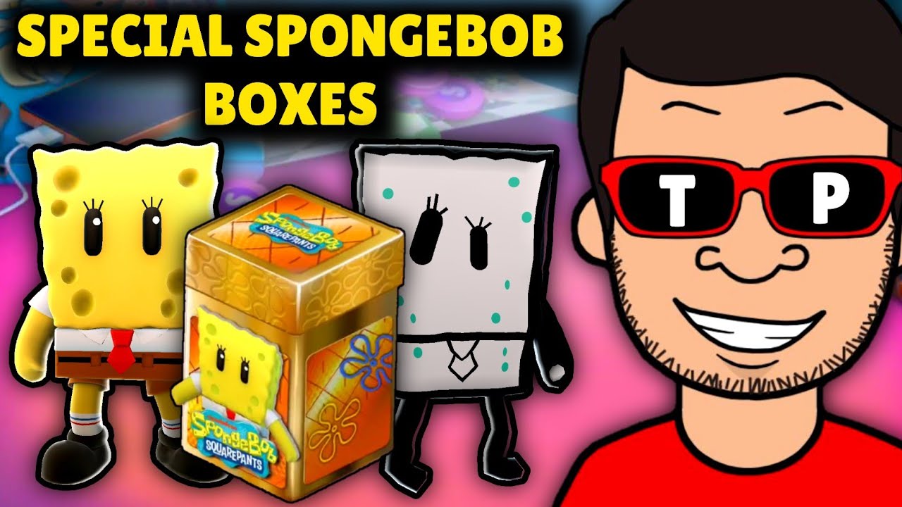 Opening Special Spongebob Boxes. Stumble Guys Spongebob prize boxes ...