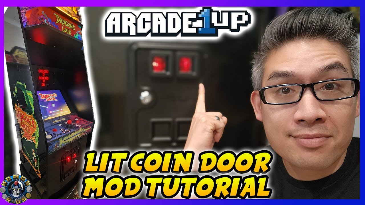 Arcade1Up Lit Coin Door Mod Tutorial from Retro530 - Dragon's Lair is ...