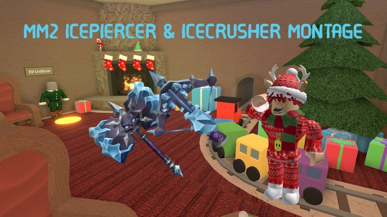 Roblox mm2 Icepiercer & Icecrusher montage - YouTube