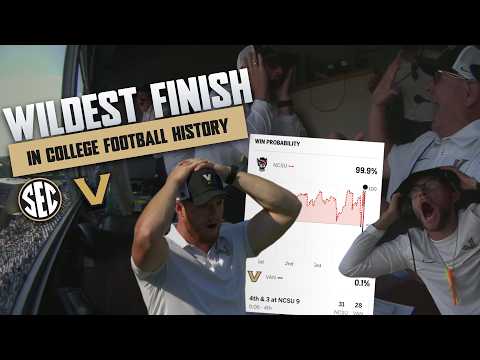 Wildest Finish in College Football History | Vanderbilt vs. NC State | 2026 SEC Football