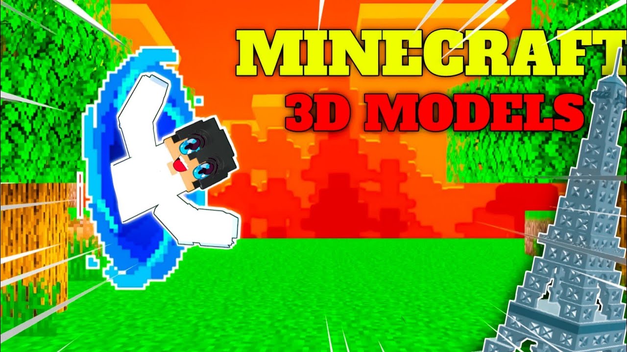MAKE YOUR MINECRAFT 3D MODELS ANDROID 🤯😵 - YouTube