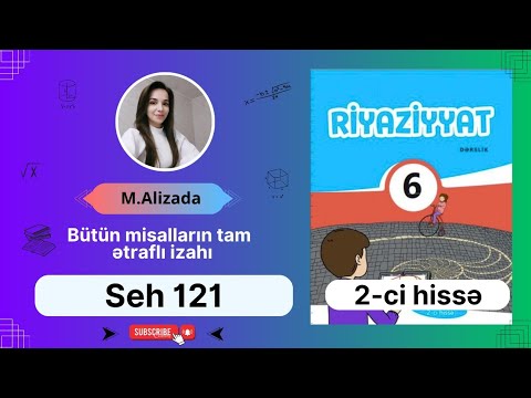 6ci sinif Riyaziyyat sseh 121 ( 2ci hisse )
