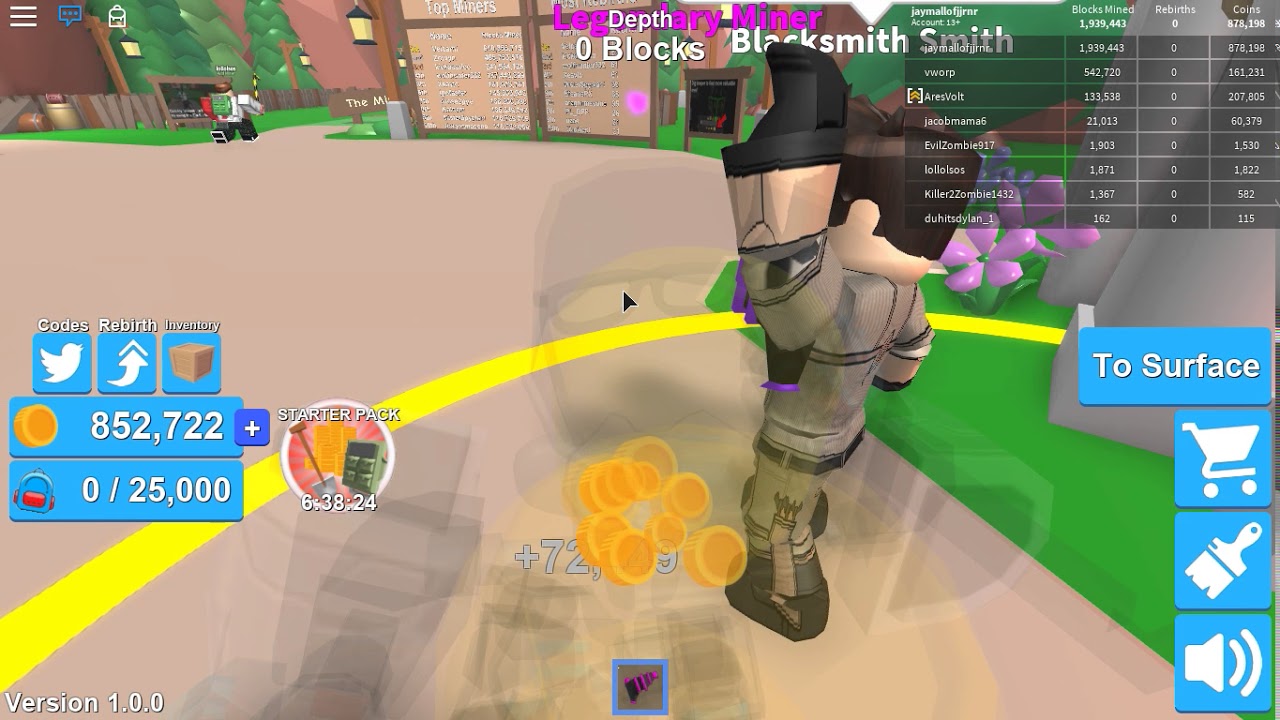 massive gameplay (Mining Simulator) | Roblox | - YouTube