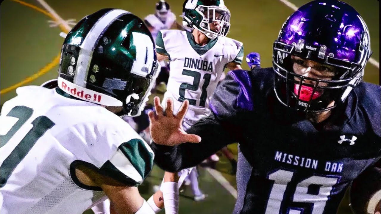 Dinuba vs Mission Oak 🏈🔥 Wild Season Finale on Halloween Night 🎃 2024 # ...