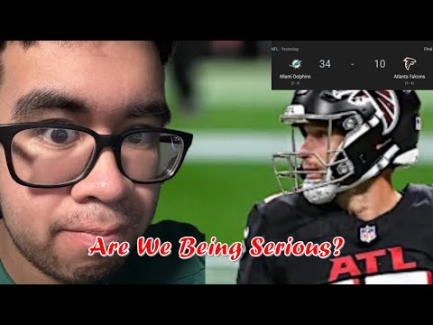 SORRY ‘BOUT THAT ATLANTA!!! Fins Fan Reacts To Win Against Falcons 34 ...