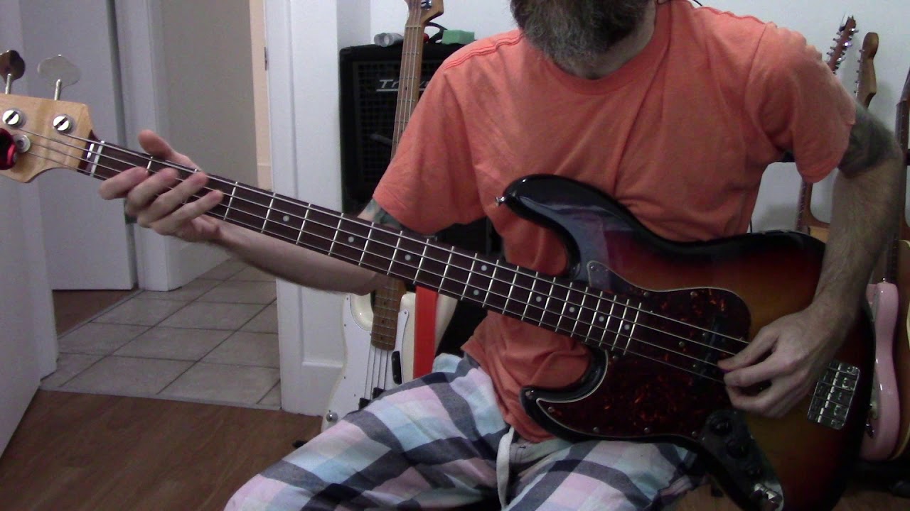ISOLATED BASS TRACK for Minutemen - Toadies (bass cover) - YouTube