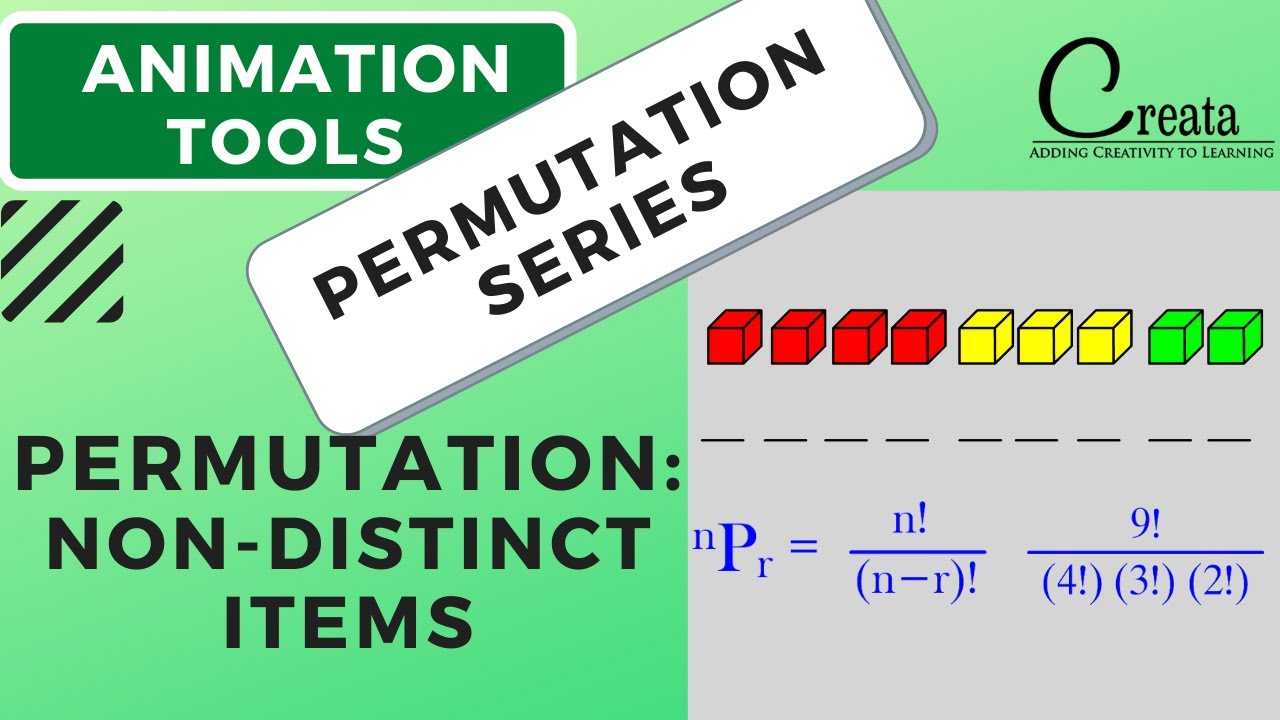 Permutation Of Non Distinct Objects Permutation Series Creata Classes Youtube