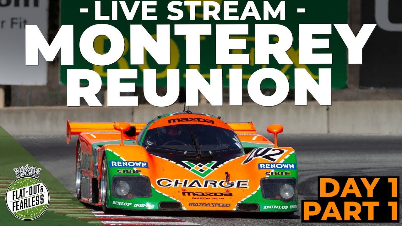 Monterey Reunion at Laguna Seca Live Stream | Day 1 | Part 1 - YouTube