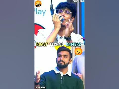 TRIGGERED INSAAN ROAST TECHNO GAMERZ 🤯 #short #shorts - YouTube