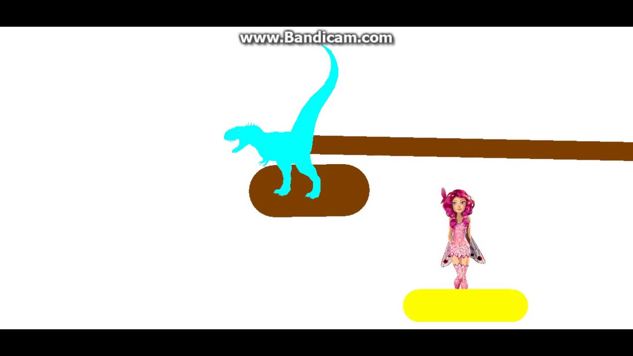 Blue Pooping T-Rex VS Peeing Fairy Animation - YouTube