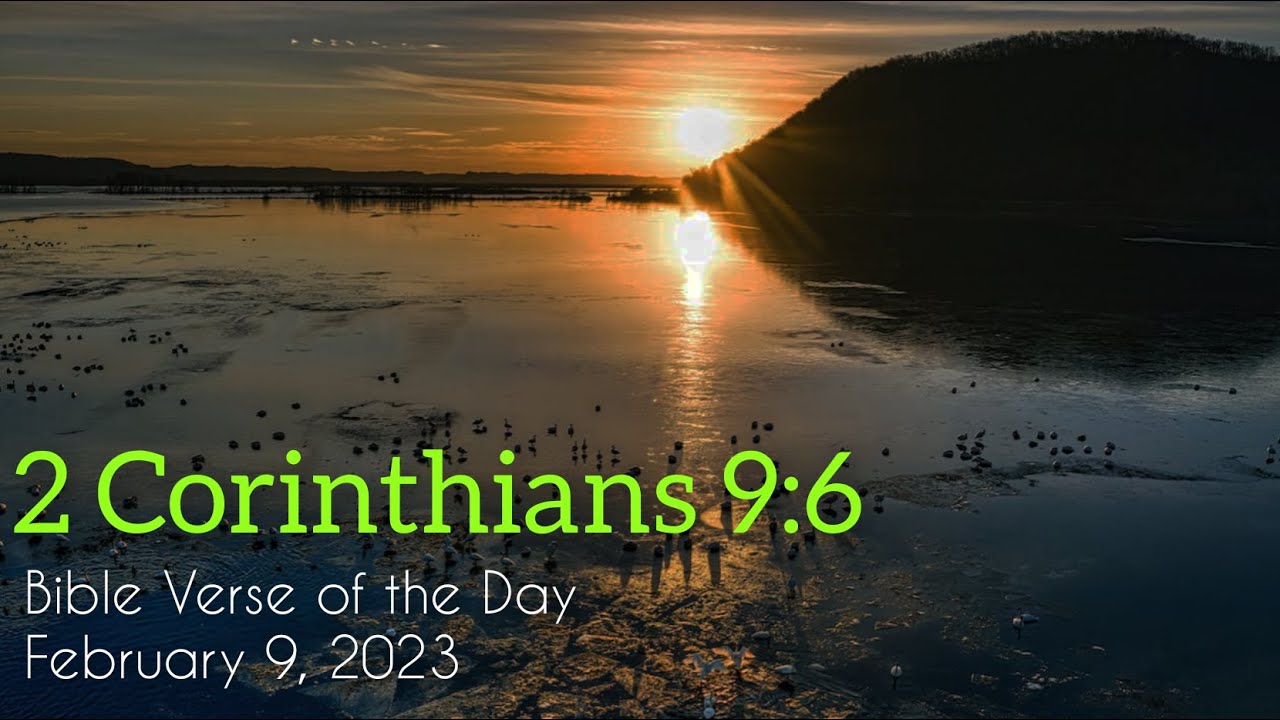 BIBLE VERSE OF THE DAY - February 9, 2023 | morning prayer | Your Daily ...